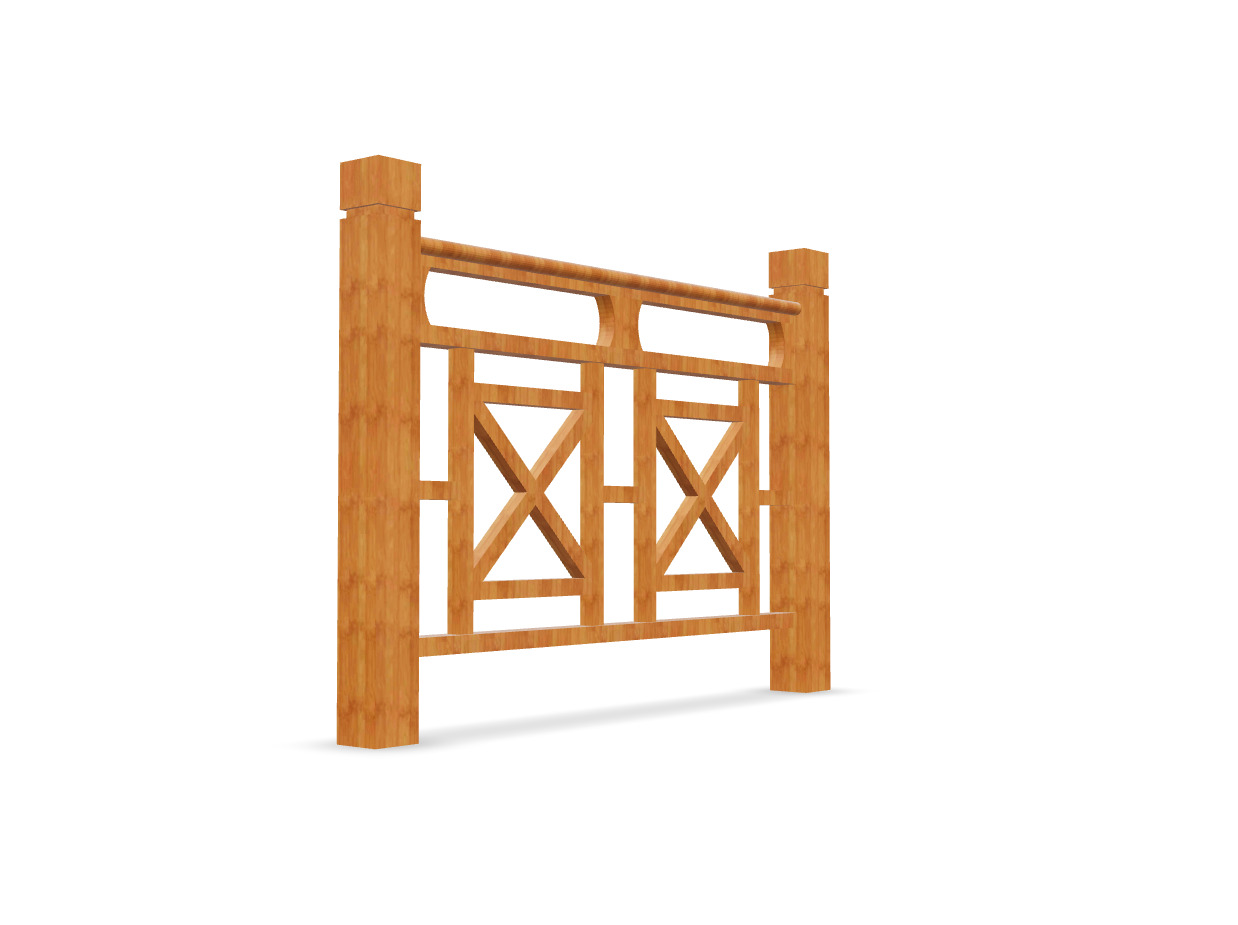 10 Wooden Railings 3D Models SKP FBX OBJ STL 3D model | CGTrader