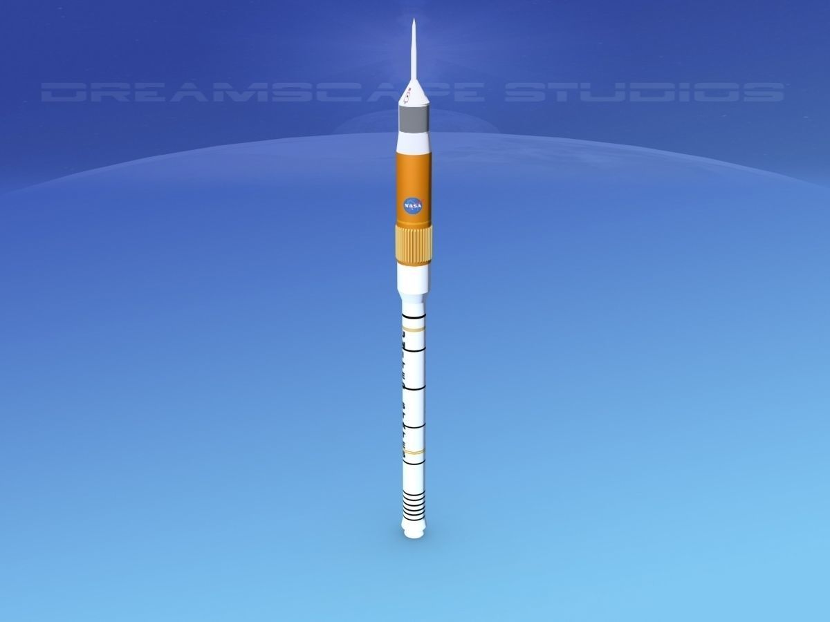 Aries Rocket 3D model rigged | CGTrader