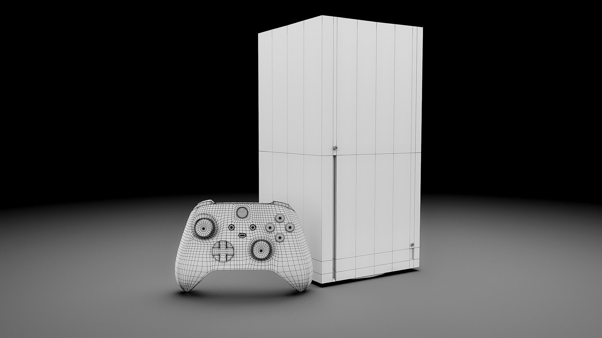 Xbox series X and Controller - low poly game ready asset free VR / AR ...