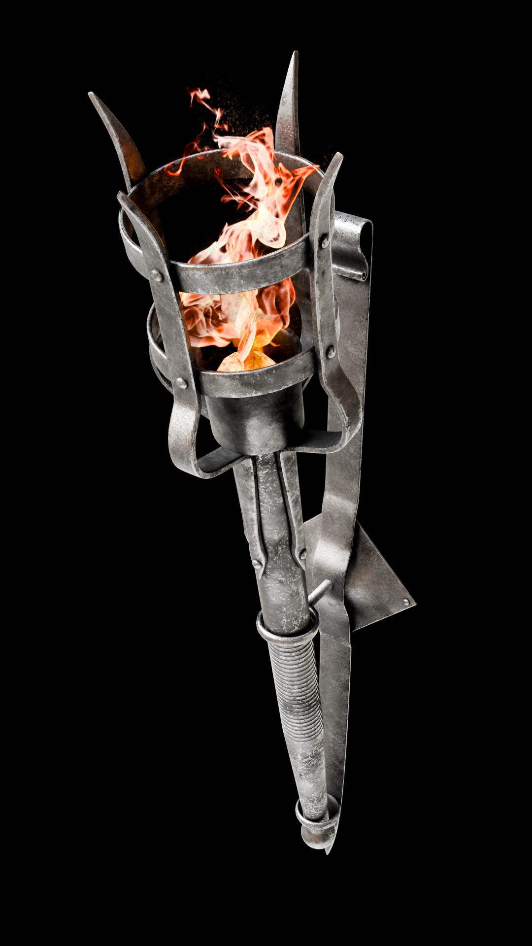 Medieval Wall Torch - 3D Model 3D model | CGTrader
