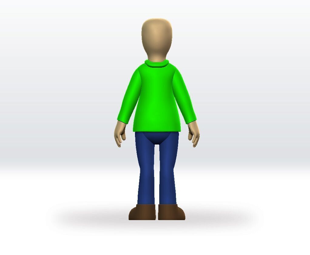 Schedule 1 game Baldi 3D Model Schedule 1 STL file Character 3D model ...