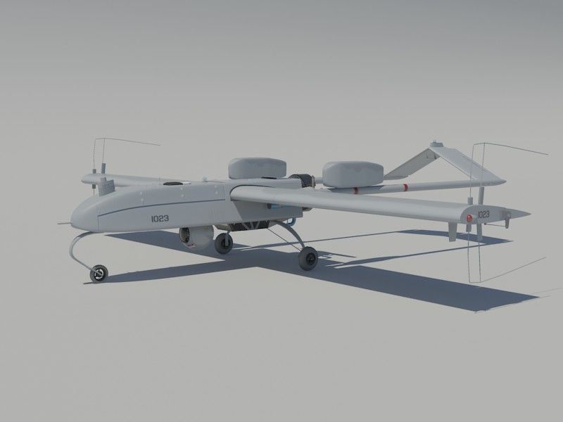 AII RQ-7 Shadow 200 Tactical UAV 3D model | CGTrader