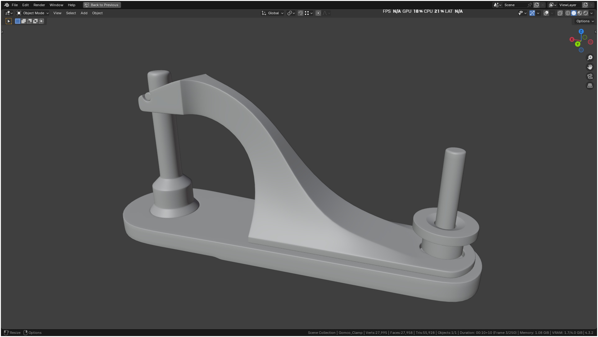 Gomco Circumcision Clamp 3D model | CGTrader