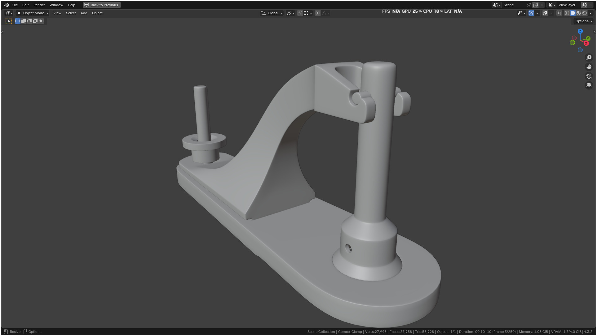Gomco Circumcision Clamp 3D model | CGTrader
