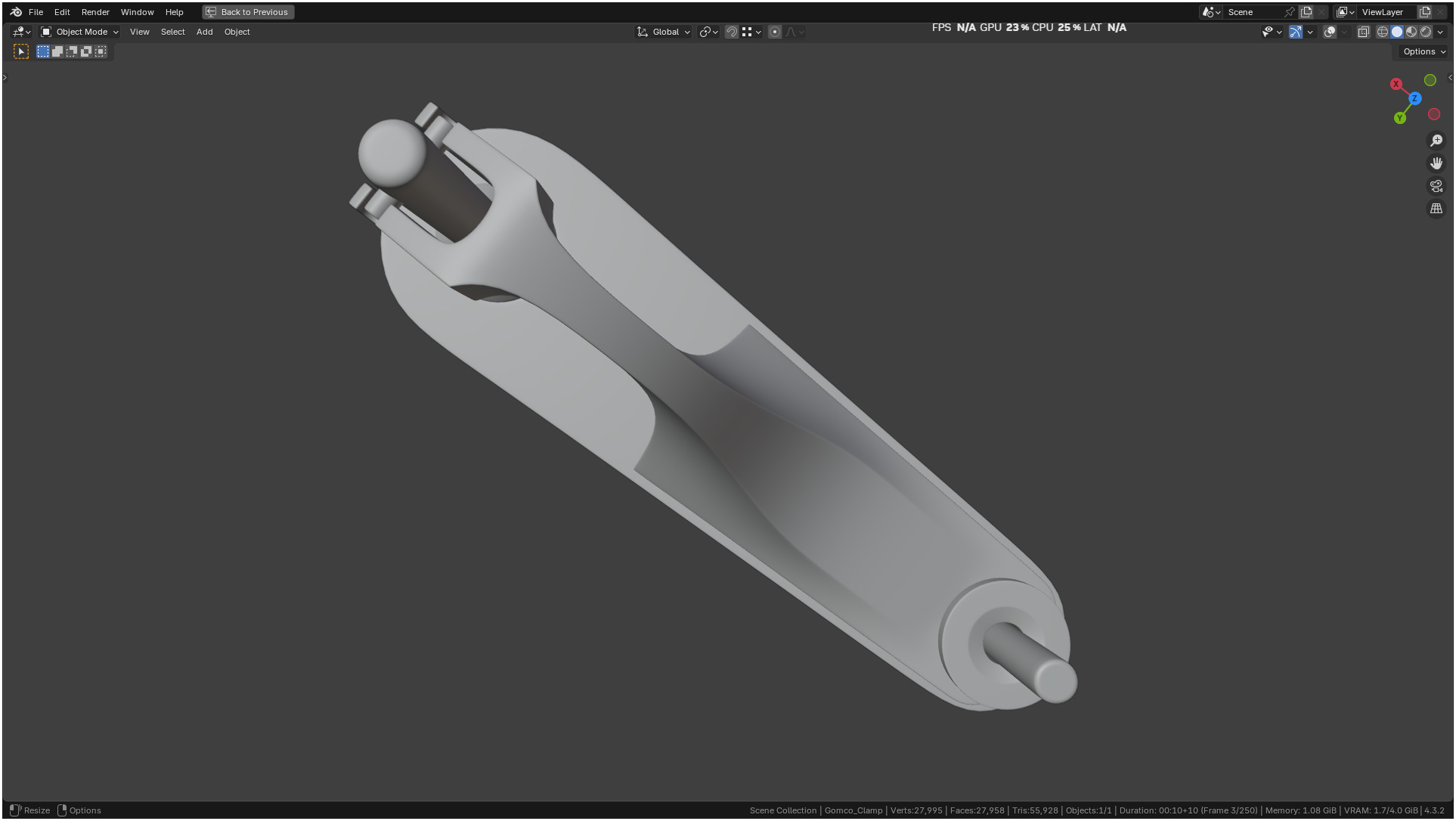 Gomco Circumcision Clamp 3D model | CGTrader