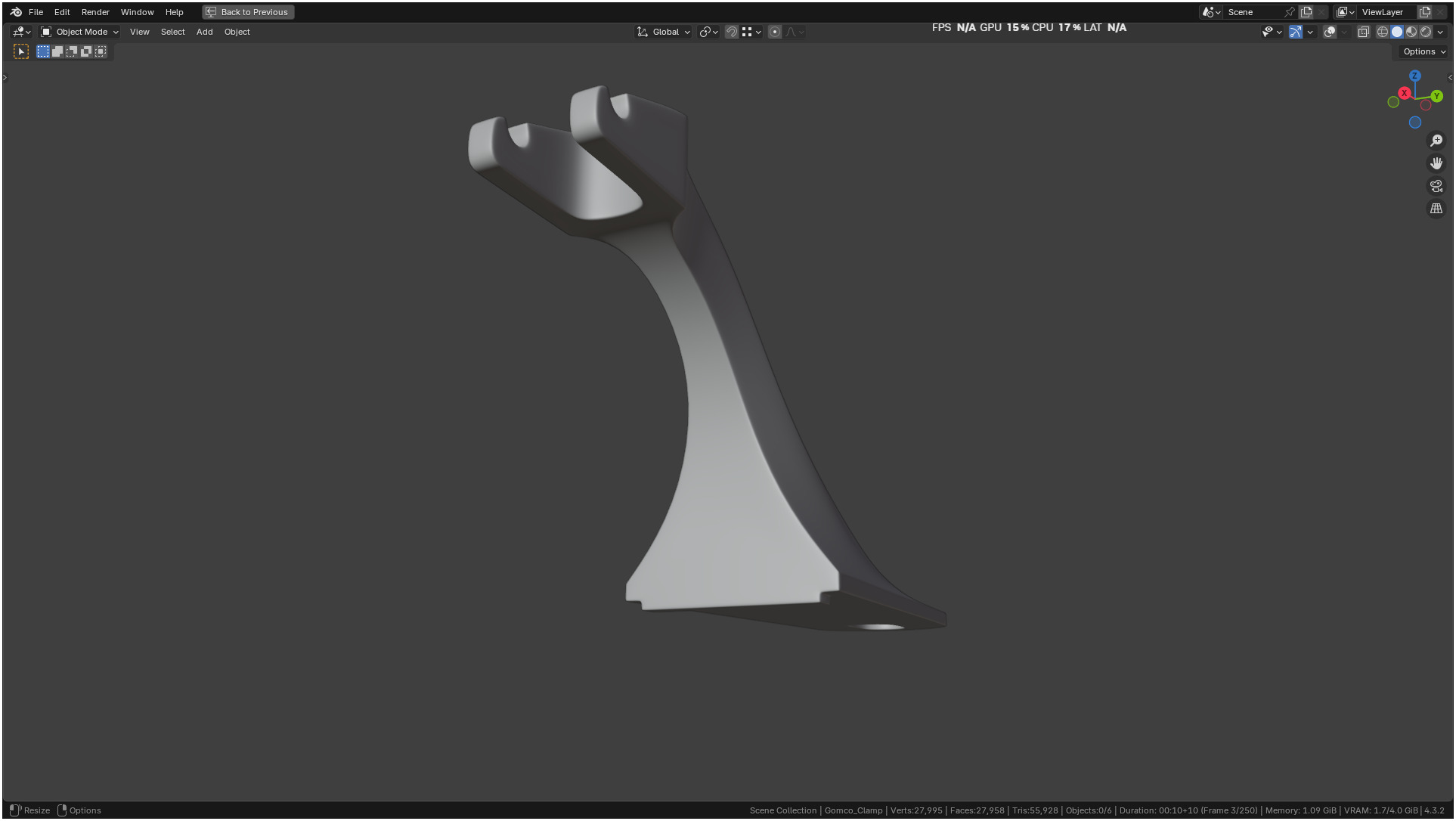 Gomco Circumcision Clamp 3D model | CGTrader