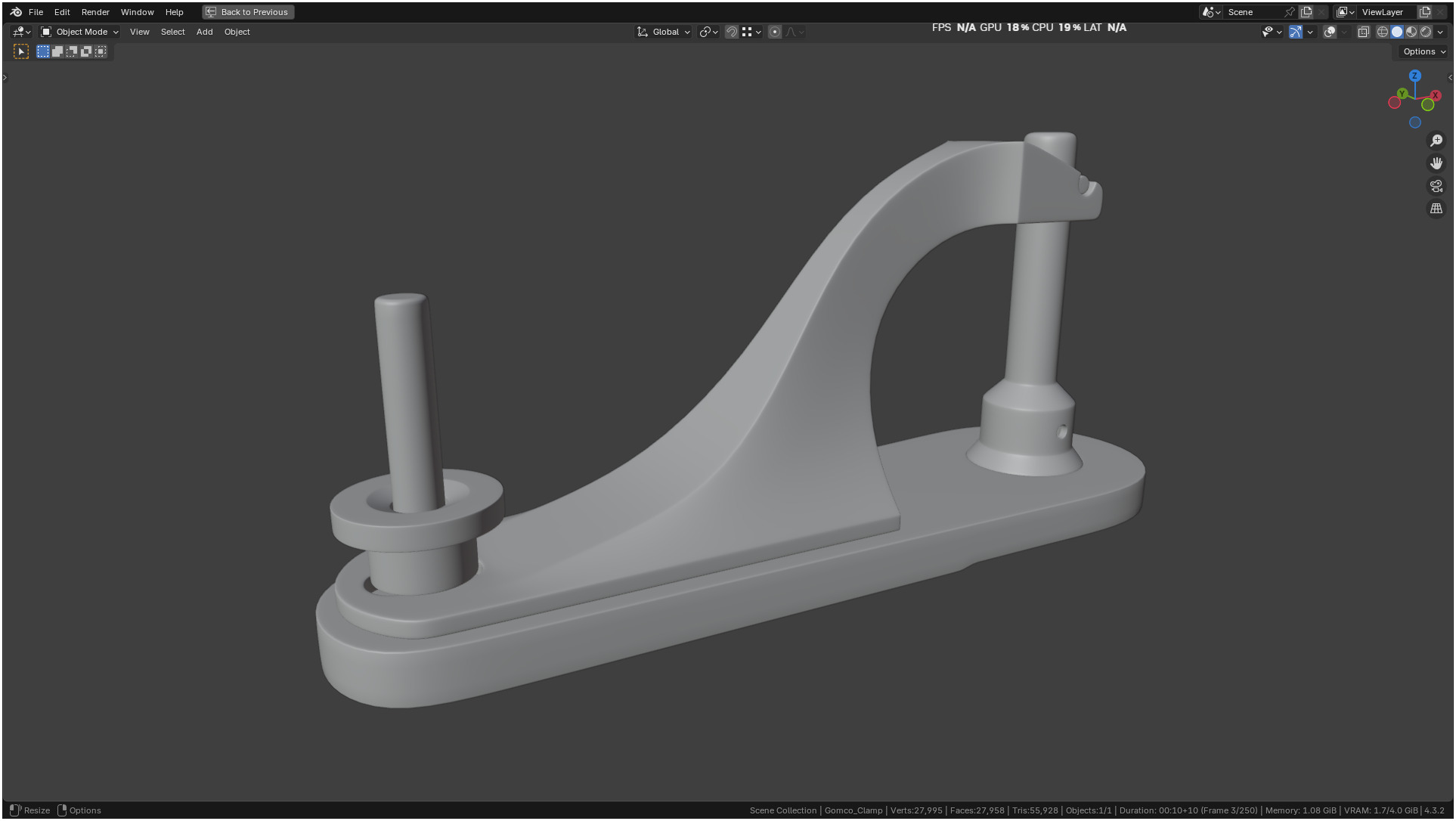 Gomco Circumcision Clamp 3D model | CGTrader