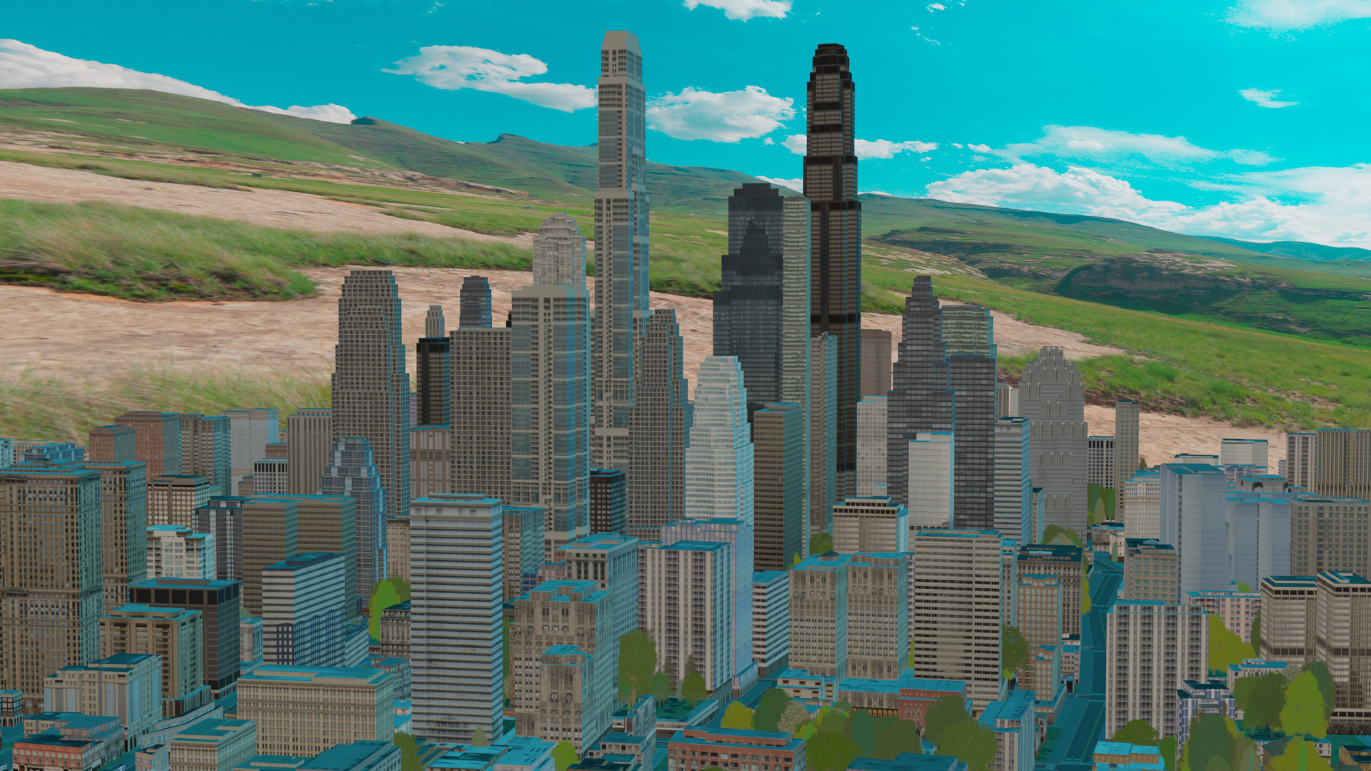 3D model Toon Mega City 1 VR / AR / low-poly | CGTrader