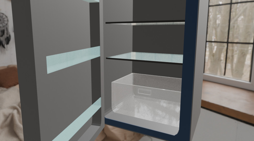 Free Fridge 3D model free VR / AR / low-poly 3D model | CGTrader