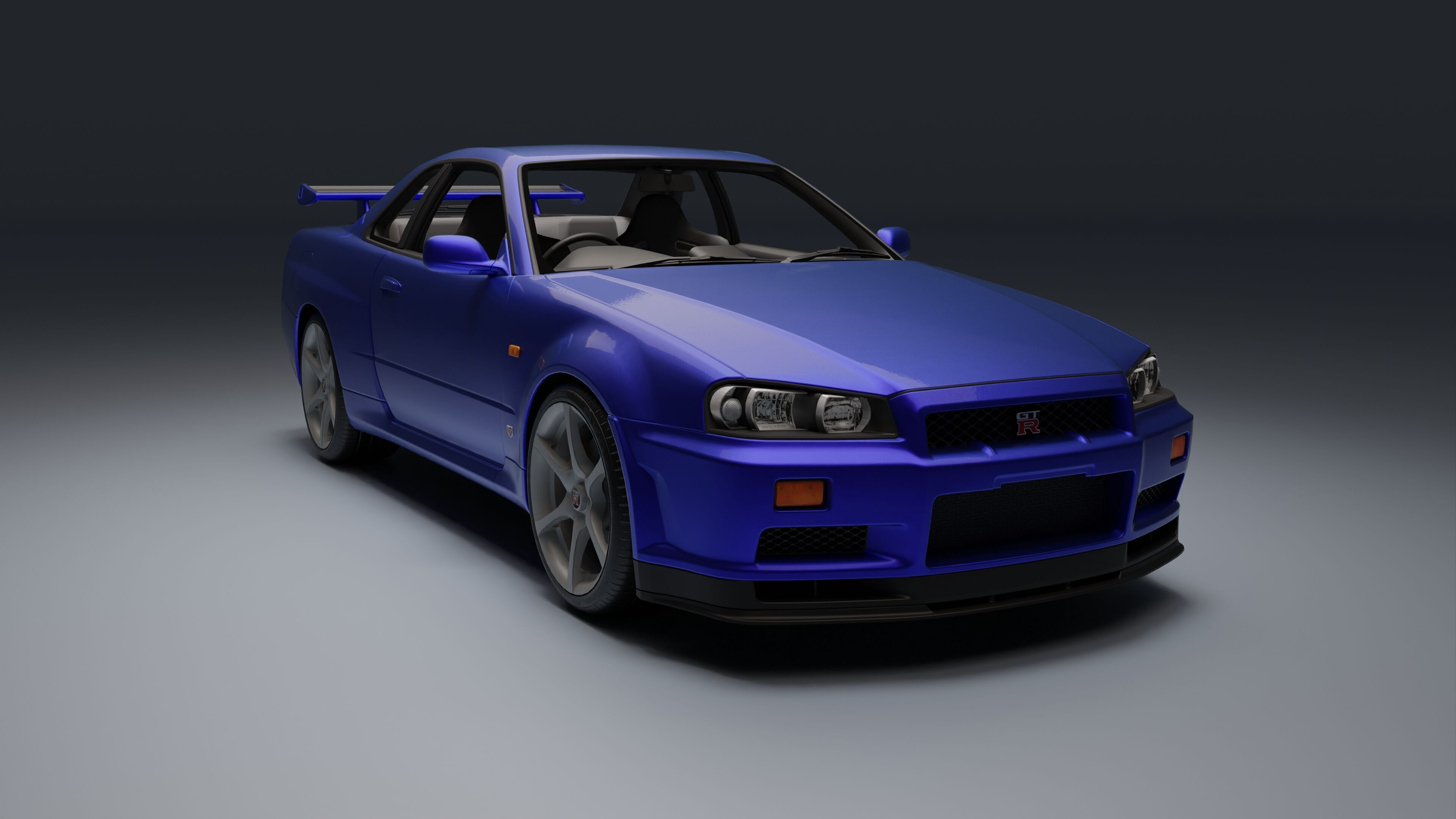 3D model Nissan Skyline GT-R R34 VR / AR / low-poly | CGTrader