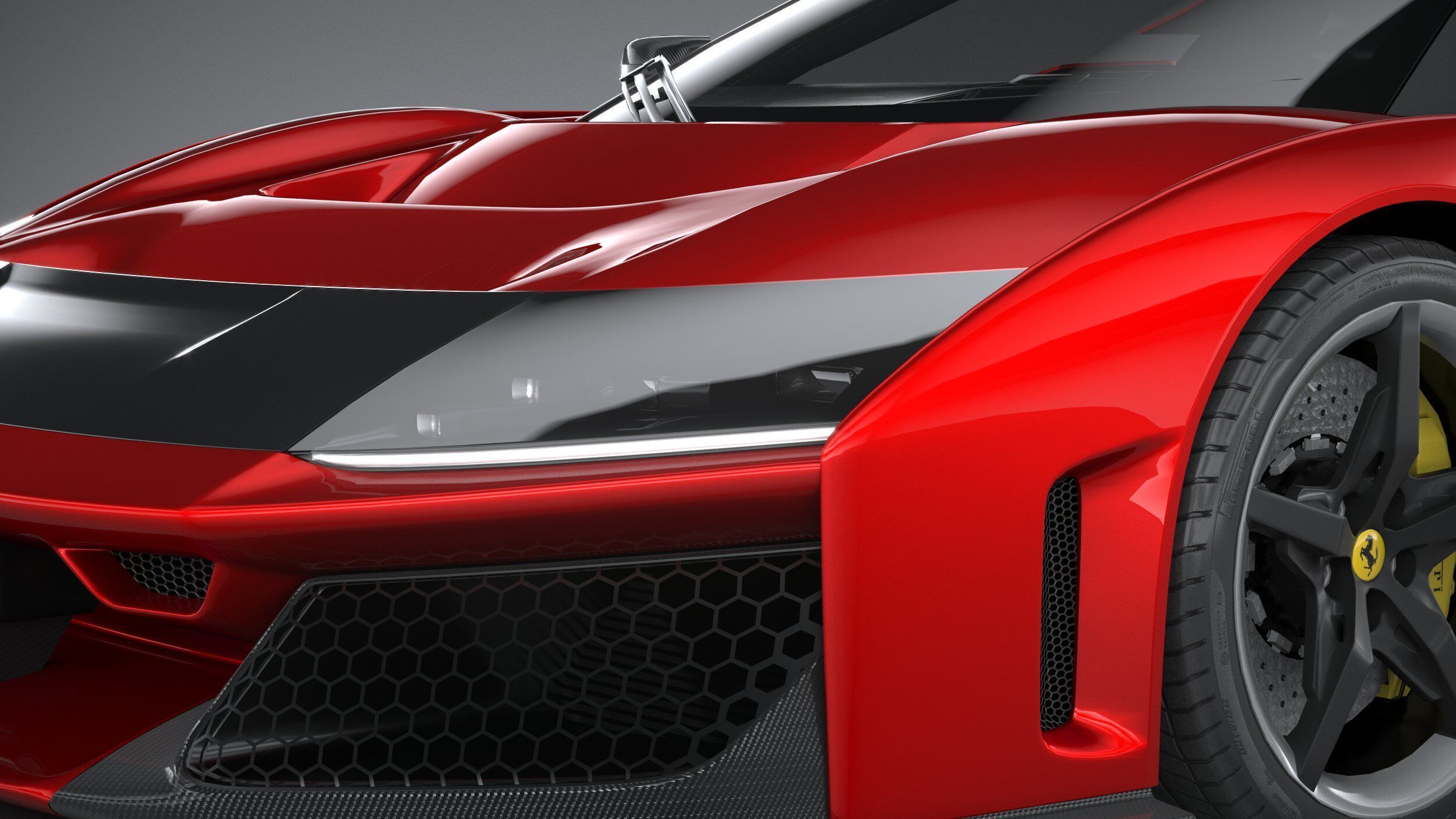 Ferrari F80 2025 LowPoly 3D model | CGTrader