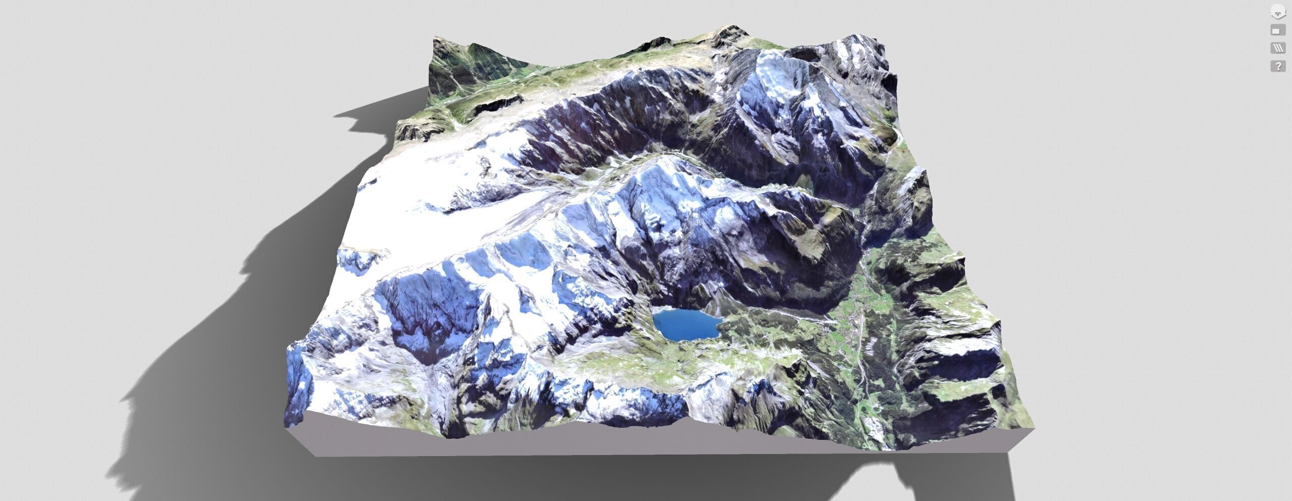 The Balmhorn mountain Bernese Alps Switzerland 3D model | CGTrader