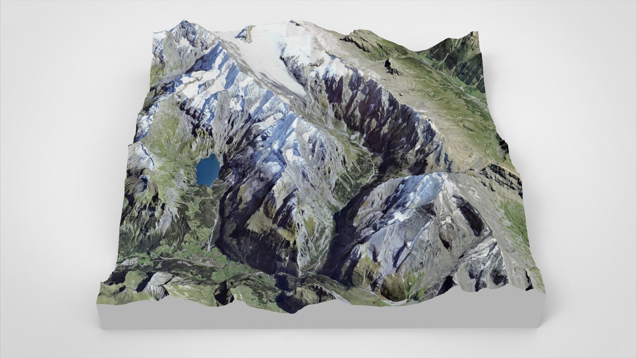 The Balmhorn mountain Bernese Alps Switzerland 3D model | CGTrader
