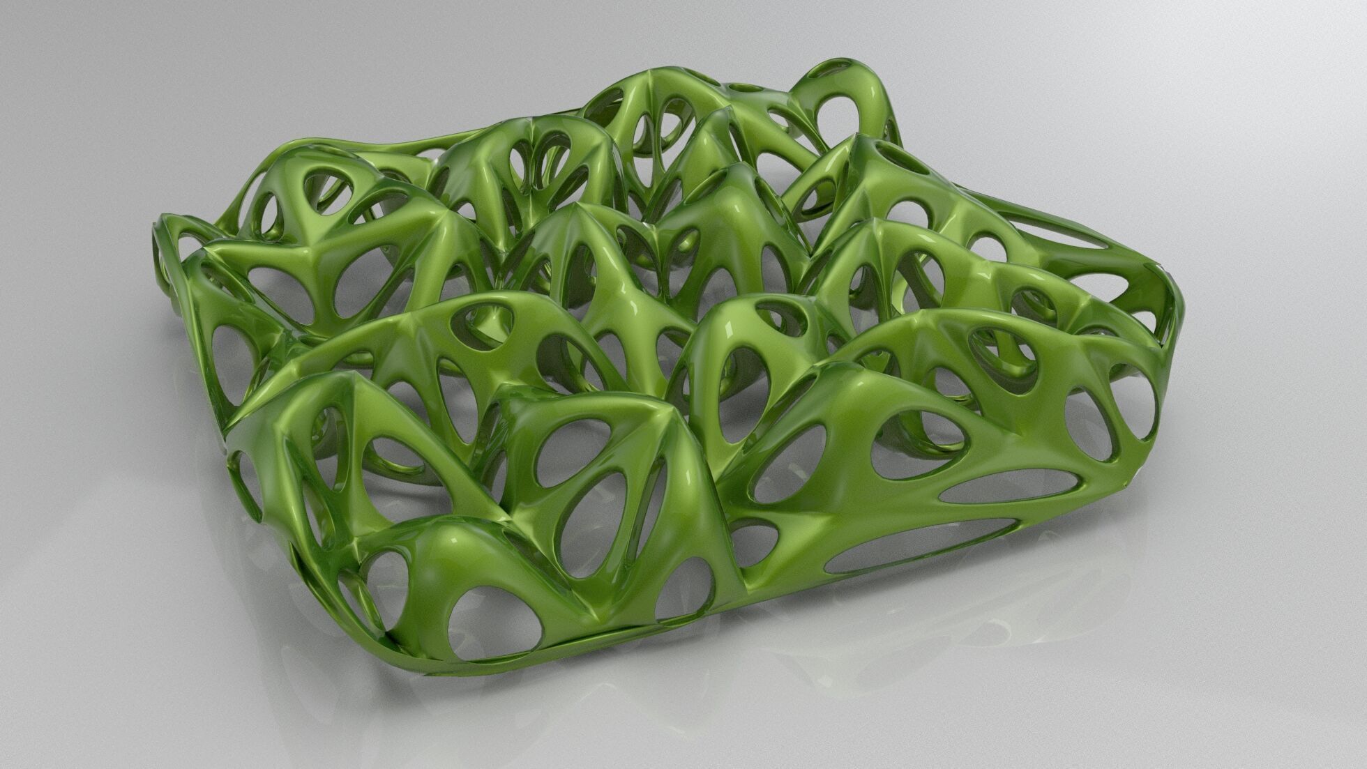 Delaunay Weaverbird Parametric Facade Design Grasshopper Rhino 3D model | CGTrader