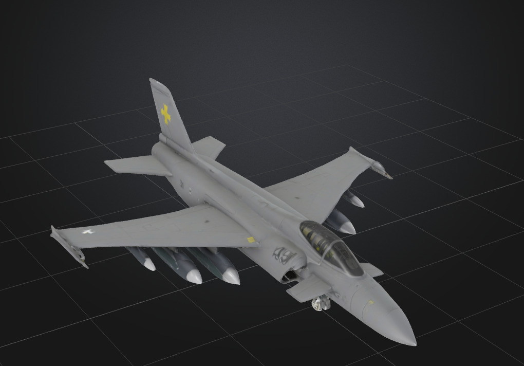 Fighter jet 3d model - Saab 39 gripen 3D model 3D printable | CGTrader
