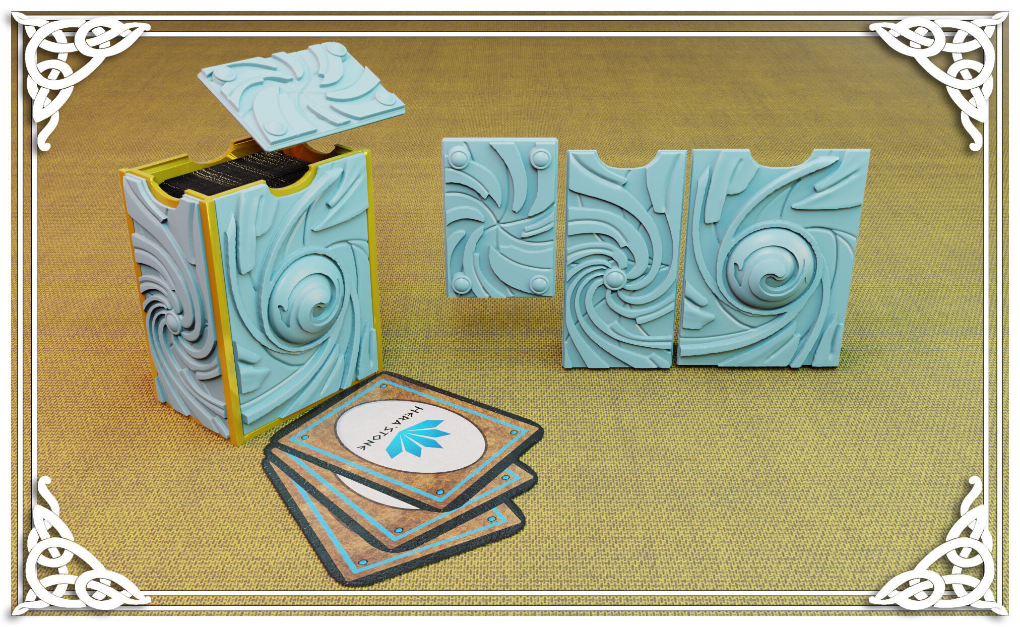 Vortex card holder 3D model 3D printable | CGTrader