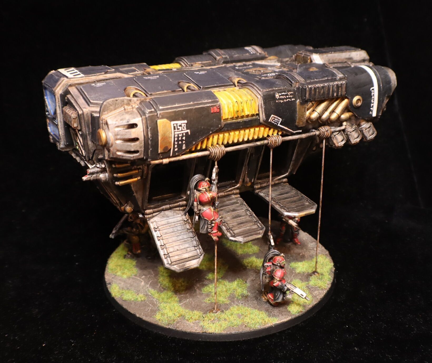 Obsidian Guard - Wraith Dropship 3D model 3D printable | CGTrader
