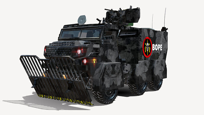 3D model caveirao 6x6 bope br VR / AR / low-poly | CGTrader