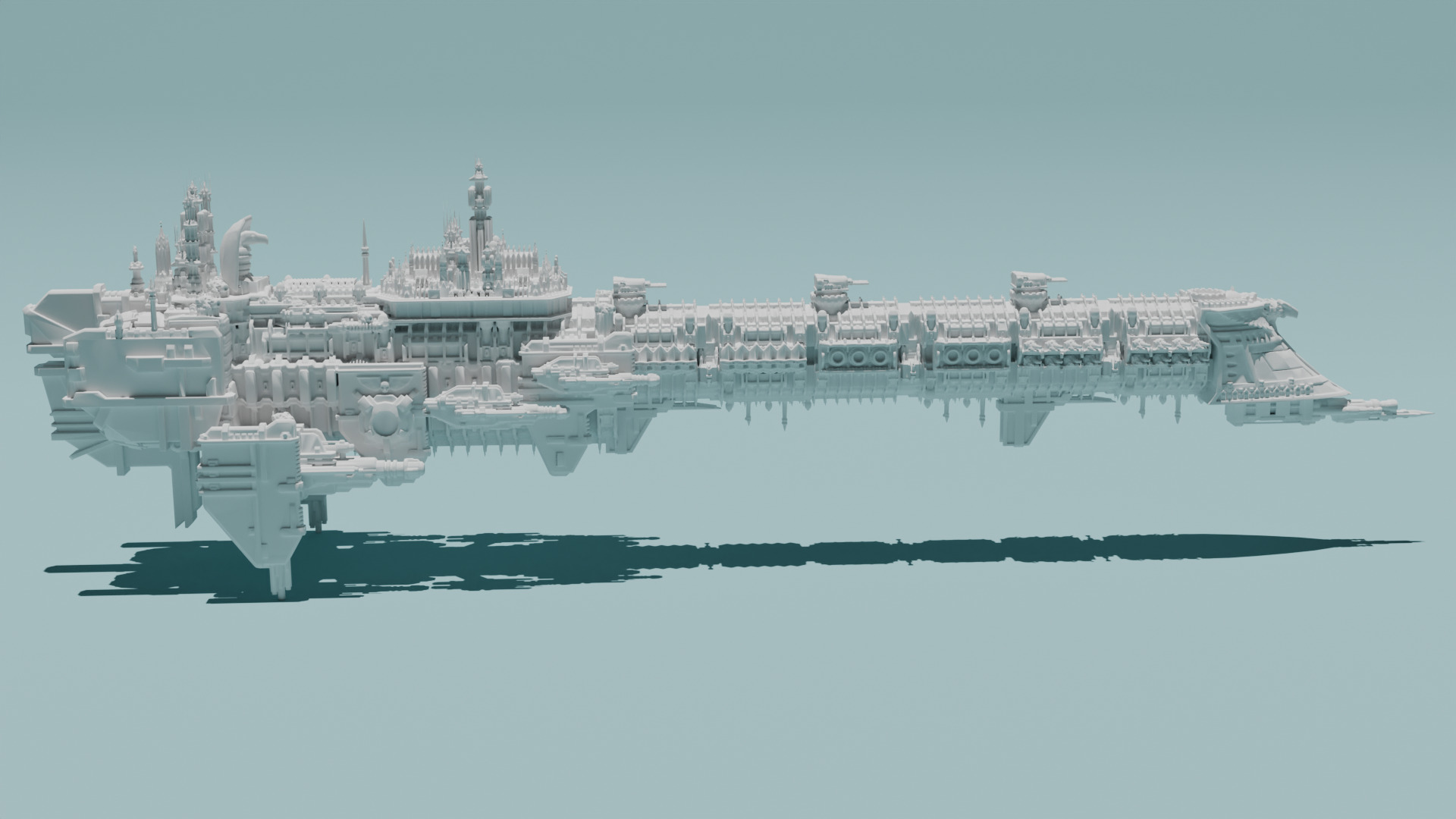 Emperor Class Battleship 3D model 3D printable | CGTrader