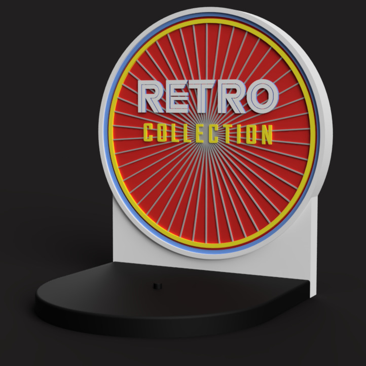 Star Wars Retro Collection Action Figure Display Stand 3D model 3D ...