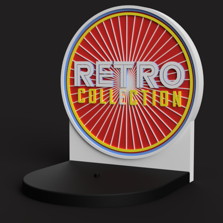 Star Wars Retro Collection Action Figure Display Stand 3D model 3D ...