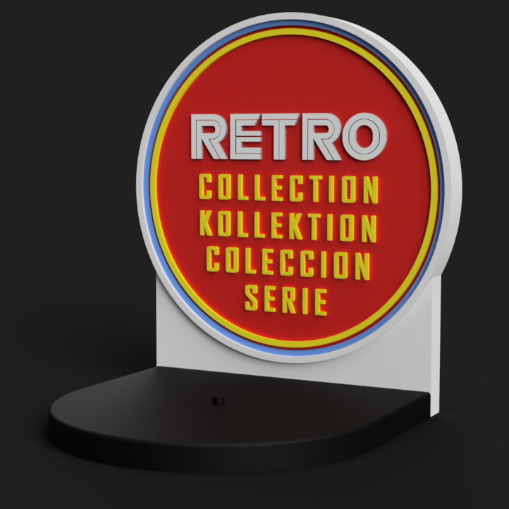 Star Wars Retro Collection Action Figure Display Stand 3D model 3D ...