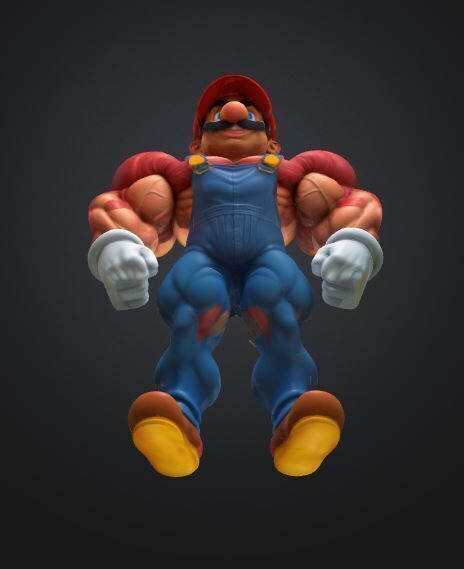 Super Mario Urban Style 3D model rigged | CGTrader