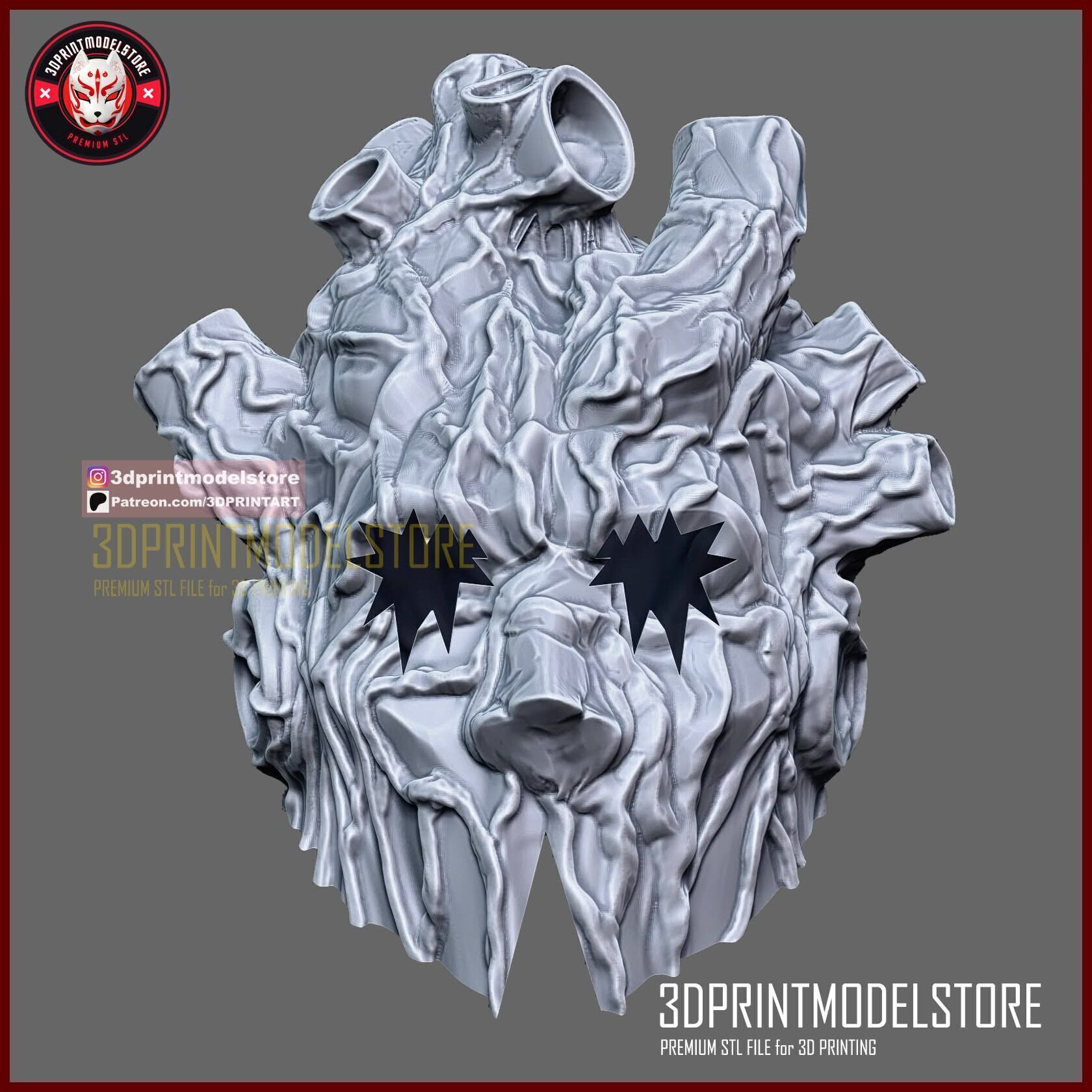 Dorohedoro Shin Mask - Anime Cosplay Helmet 3D model 3D printable ...