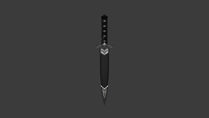 Dark Assassin Dagger free VR / AR / low-poly 3D model | CGTrader