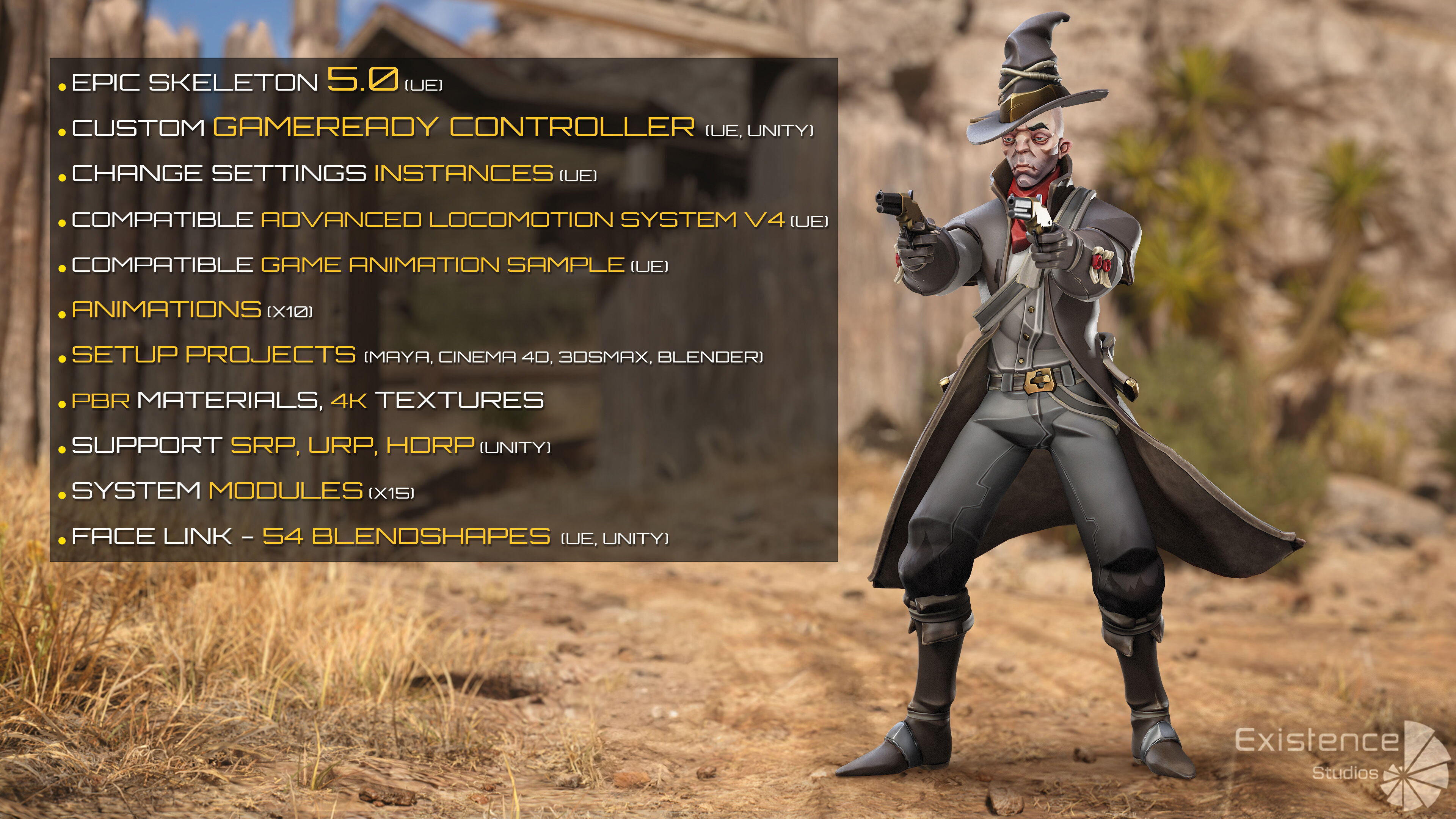 3D model Monster Hunter Vincent - Gothic RPG Medieval Fantasy Hero - 63 ...