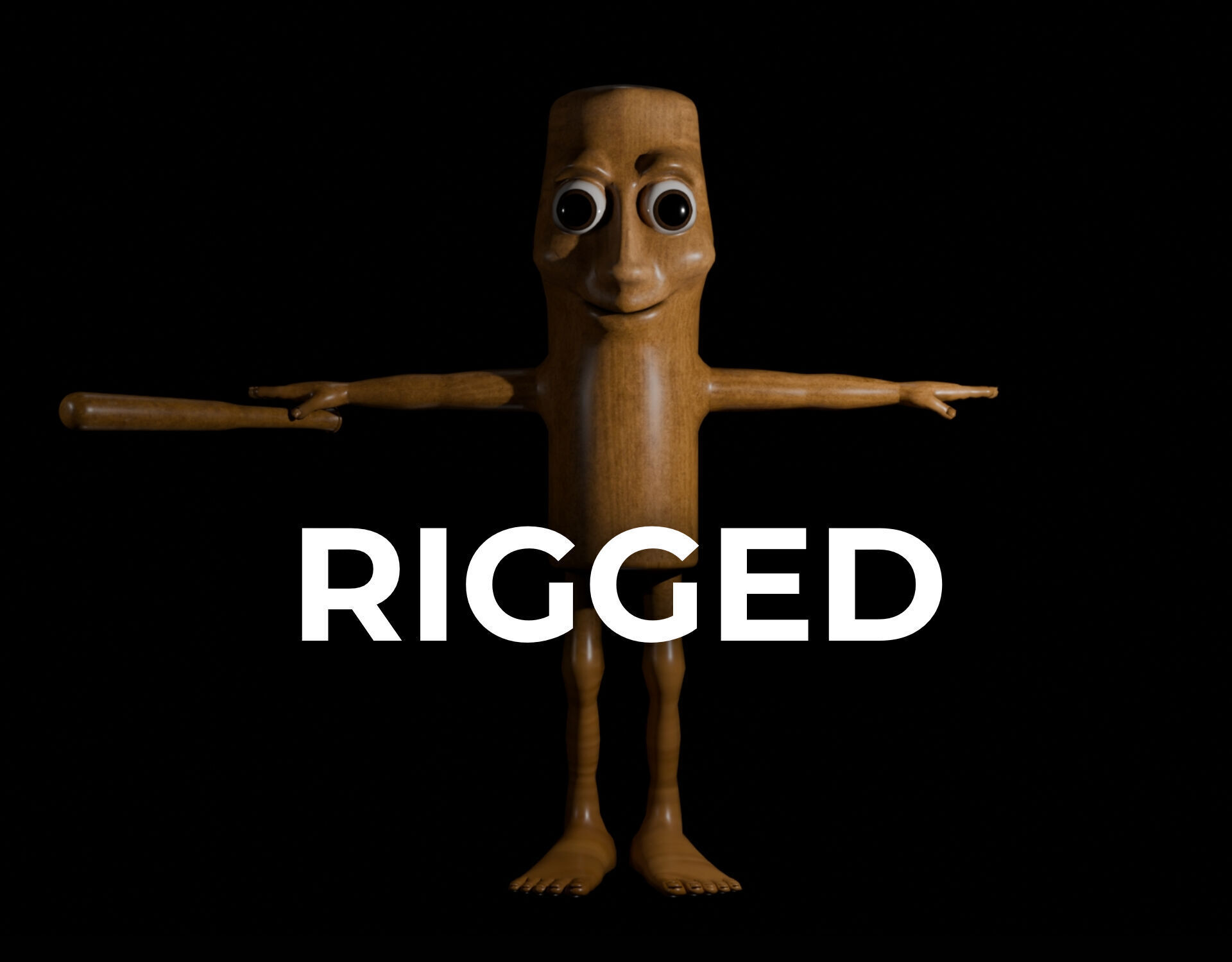 3D model Tung Tung Tung Sahur VR / AR / low-poly | CGTrader