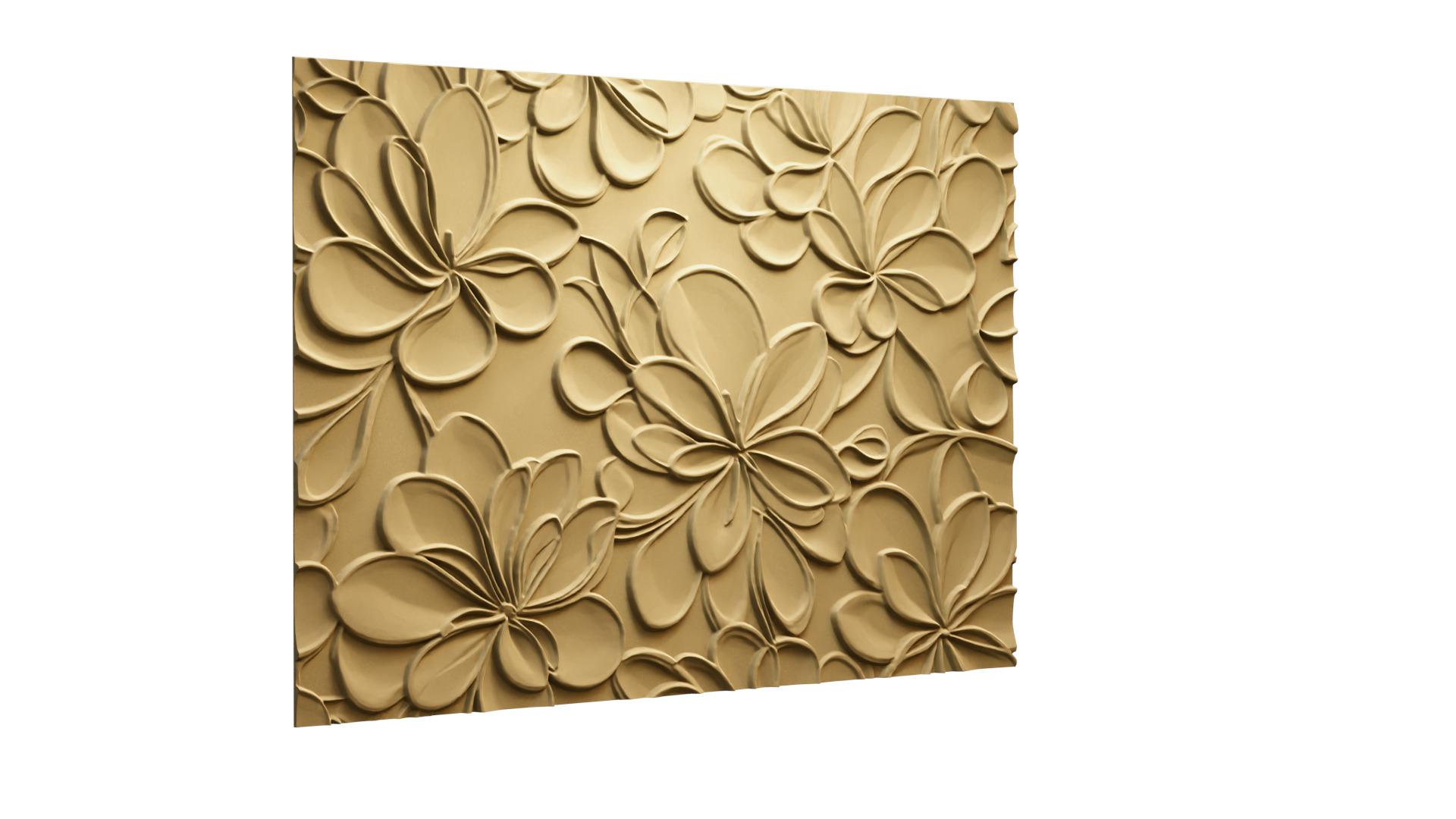 modern panel wall decor set relief stl mural CNC 181 3D model | CGTrader