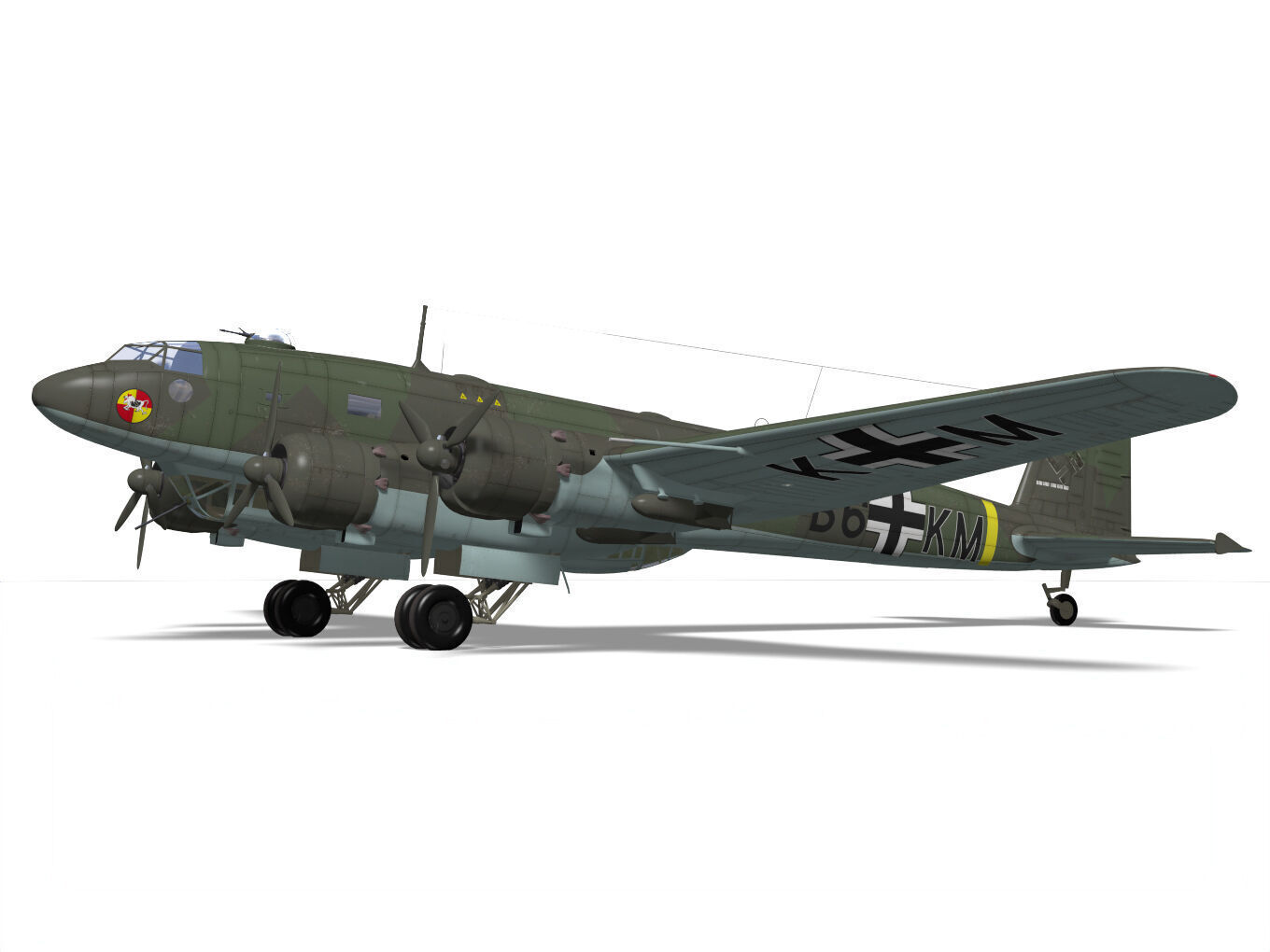 focke wulf fw-200 condor 3D model | CGTrader