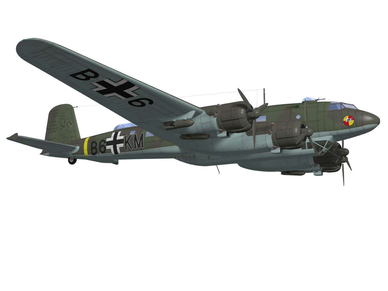 focke wulf fw-200 condor 3D model | CGTrader