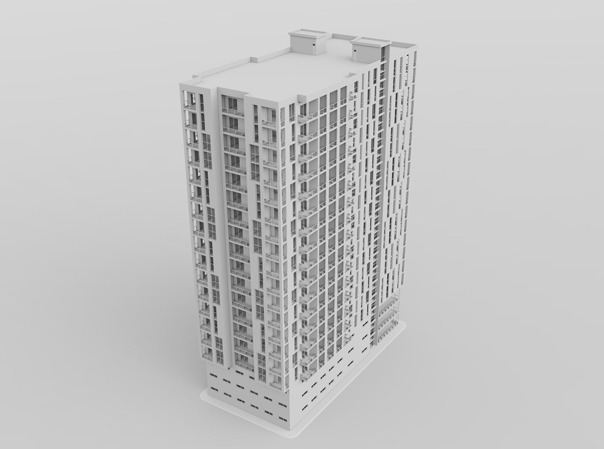 Mixed Use Building 3 3D model | CGTrader
