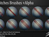 50 Stitches Brush - Alpha - Substance and Zbrush Texture | CGTrader