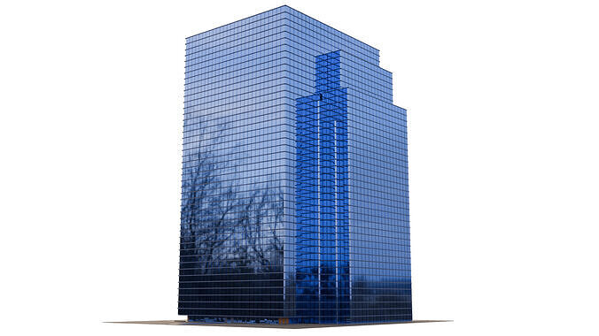 Modern Glass Building Skyscraper 3D model | CGTrader