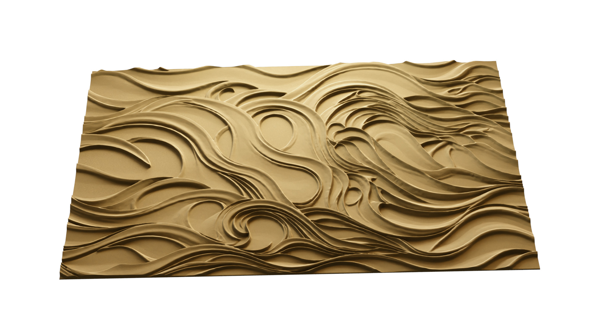 modern panel wall decor set relief stl mural CNC 182 3D model | CGTrader