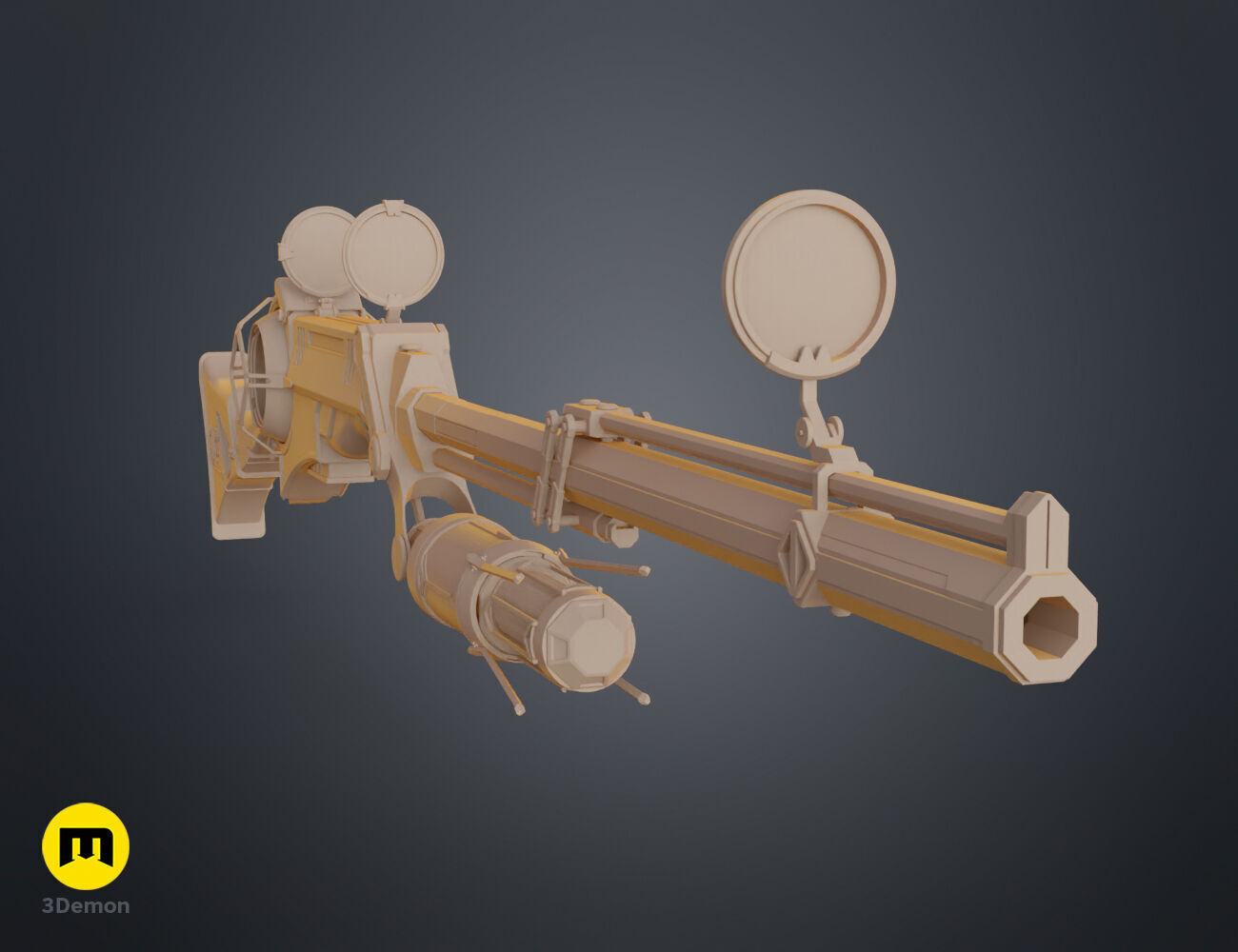 Caitlyn Rifle - Arcane season 2 3D model 3D printable | CGTrader