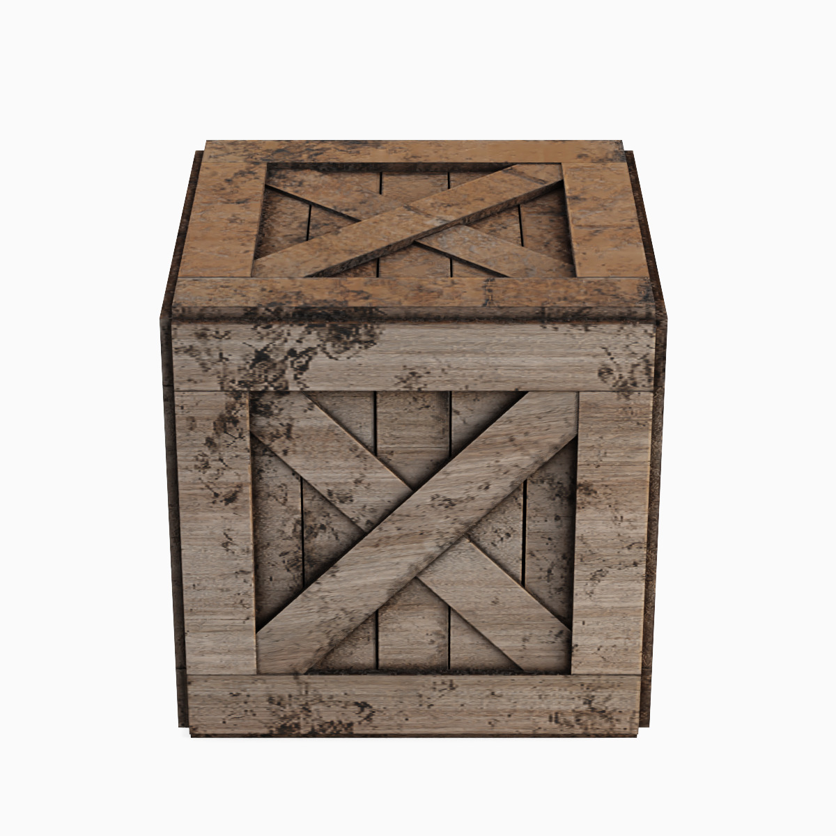 Wooden Box Crate free VR / AR / low-poly 3D model | CGTrader