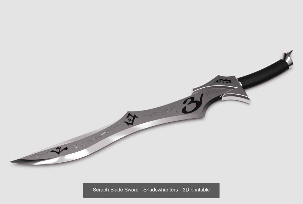 Shadowhunters Weapons Collection - Blades and Bow 3D printable | CGTrader