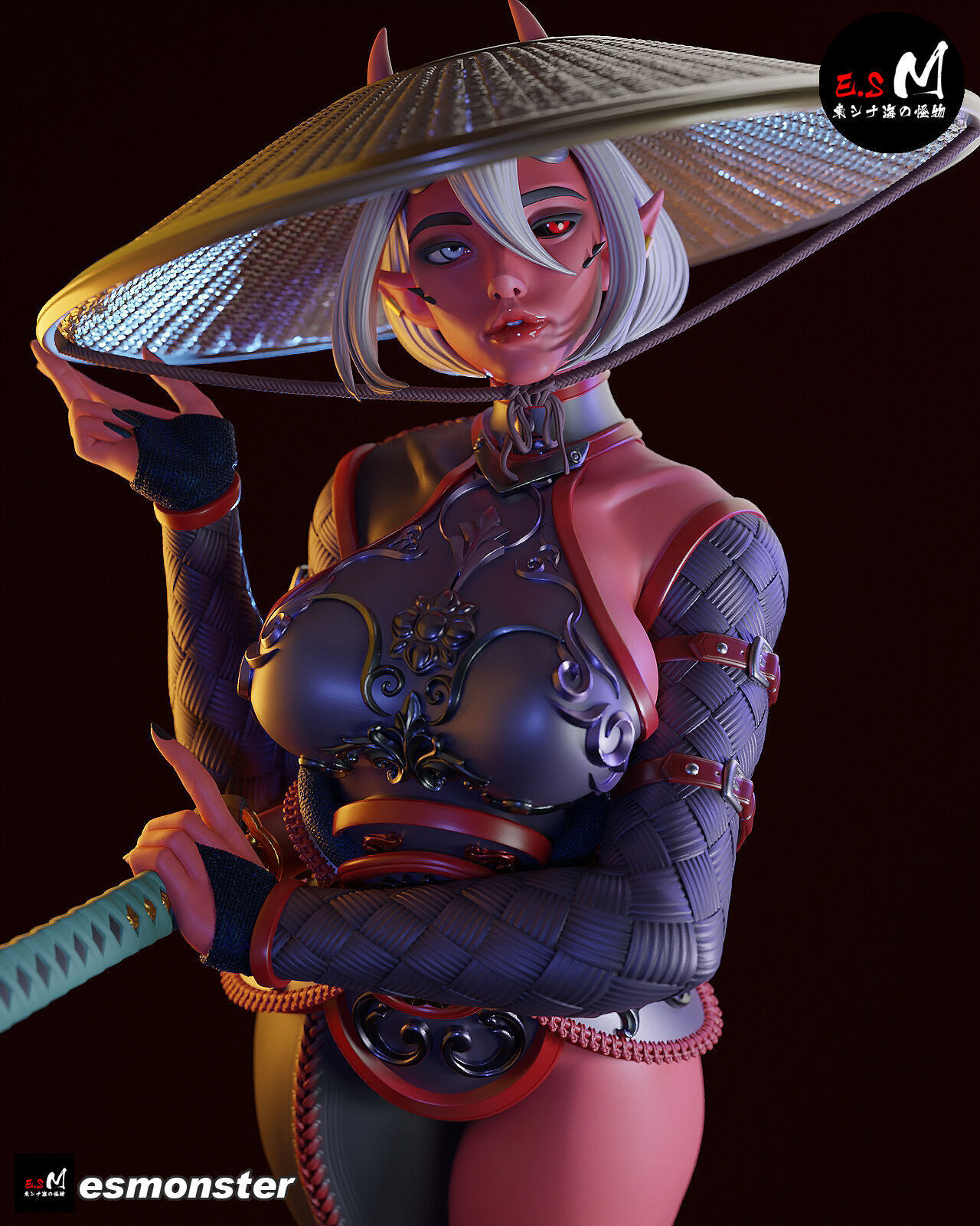 Oni with NSFW BY ESM 3D model 3D printable | CGTrader