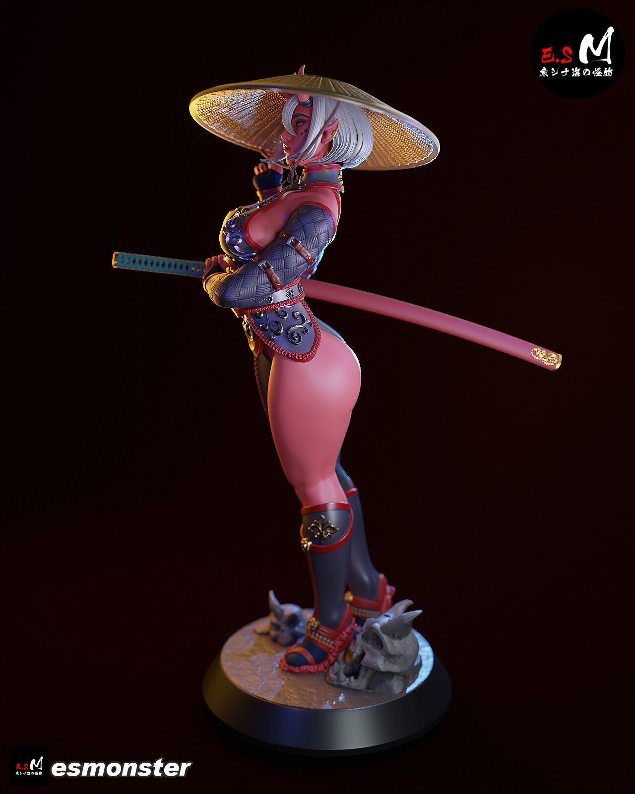 Oni with NSFW BY ESM 3D model 3D printable | CGTrader