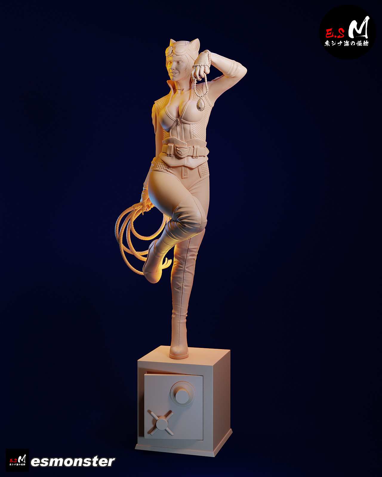 Catwoman with NSFW BY ESM 3D model 3D printable | CGTrader