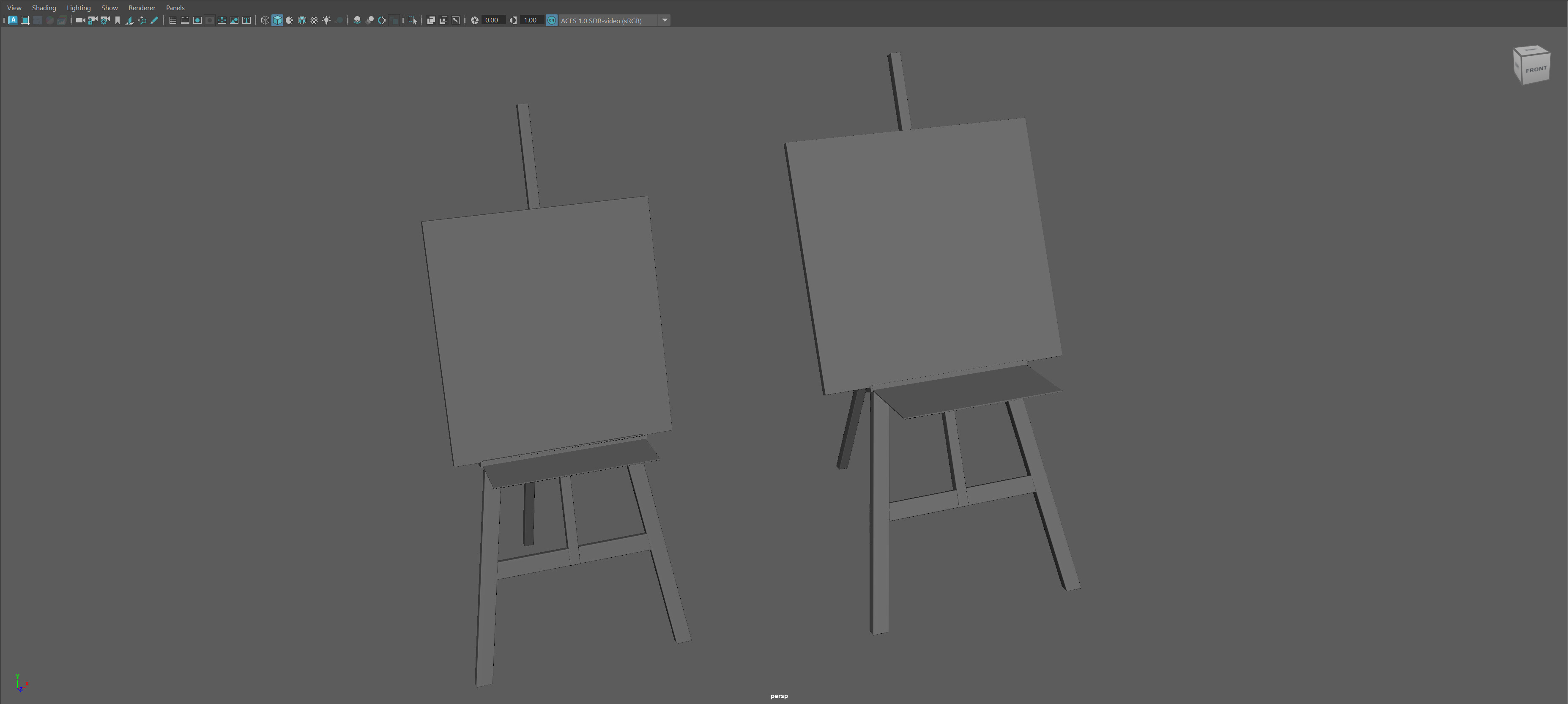Easel Stand MAYA and Blender free VR / AR / low-poly 3D model | CGTrader
