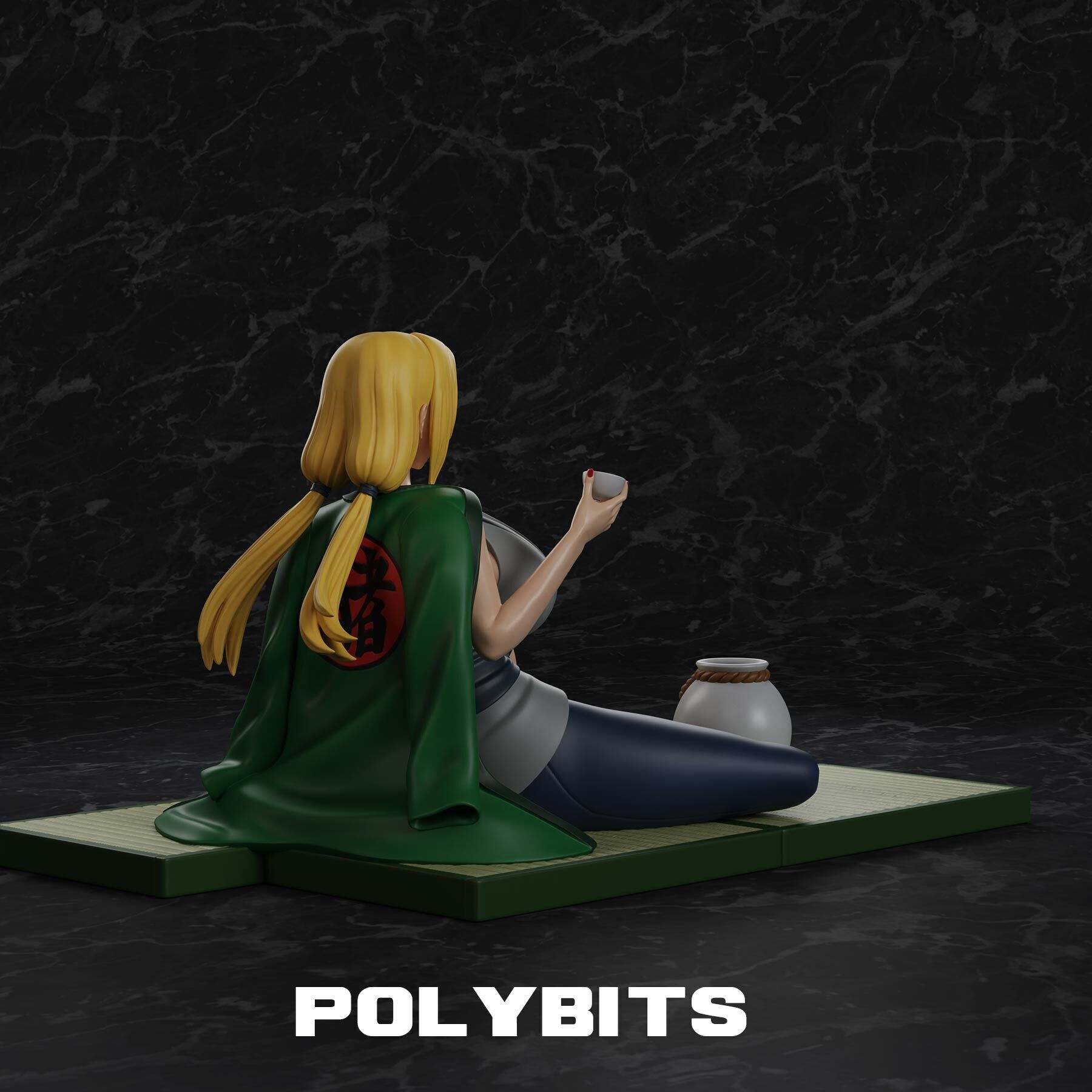 Tsunade Anime Figure 3D model 3D printable | CGTrader