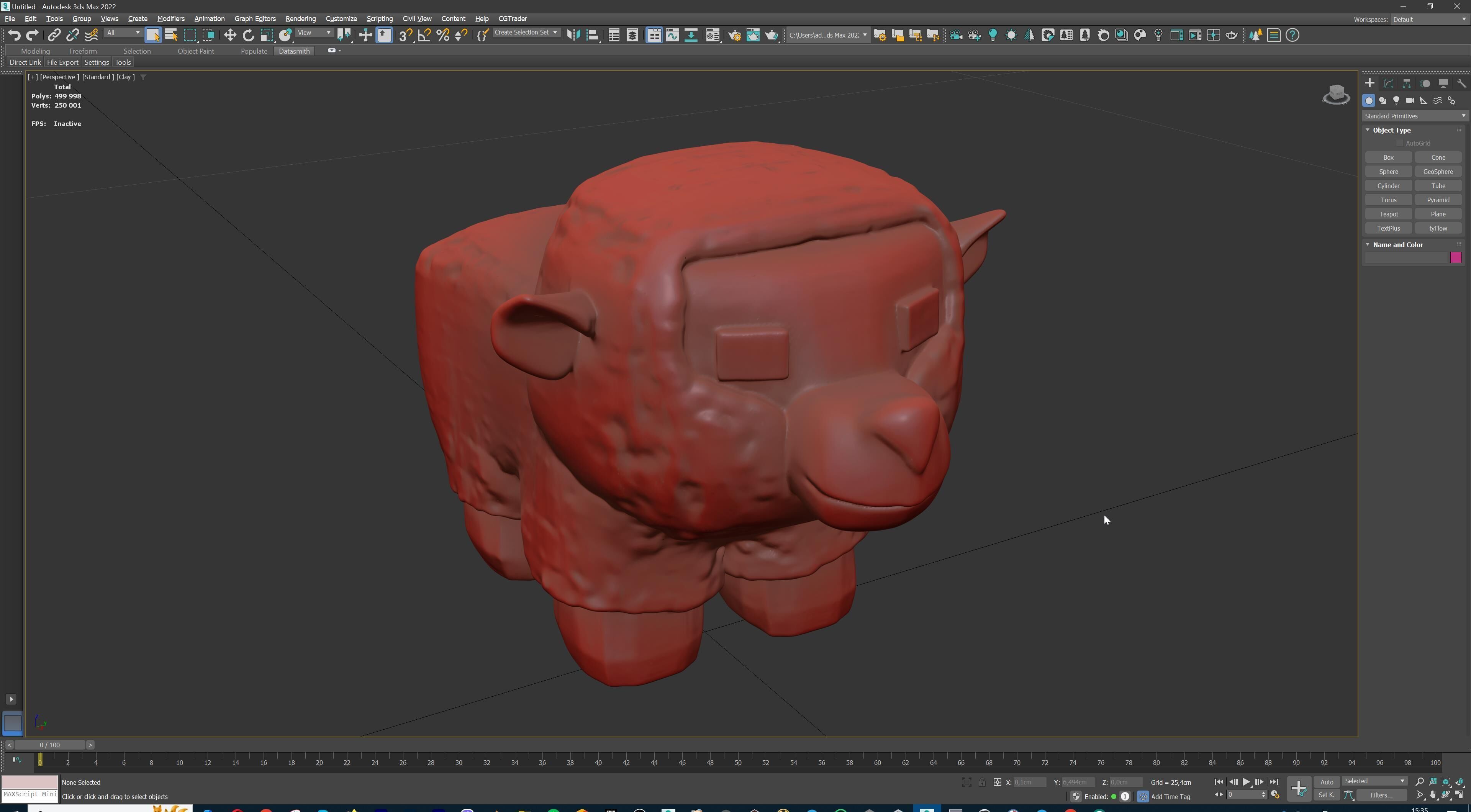 Minecraft-Inspired Stylized Sheep 3D model 3D printable | CGTrader