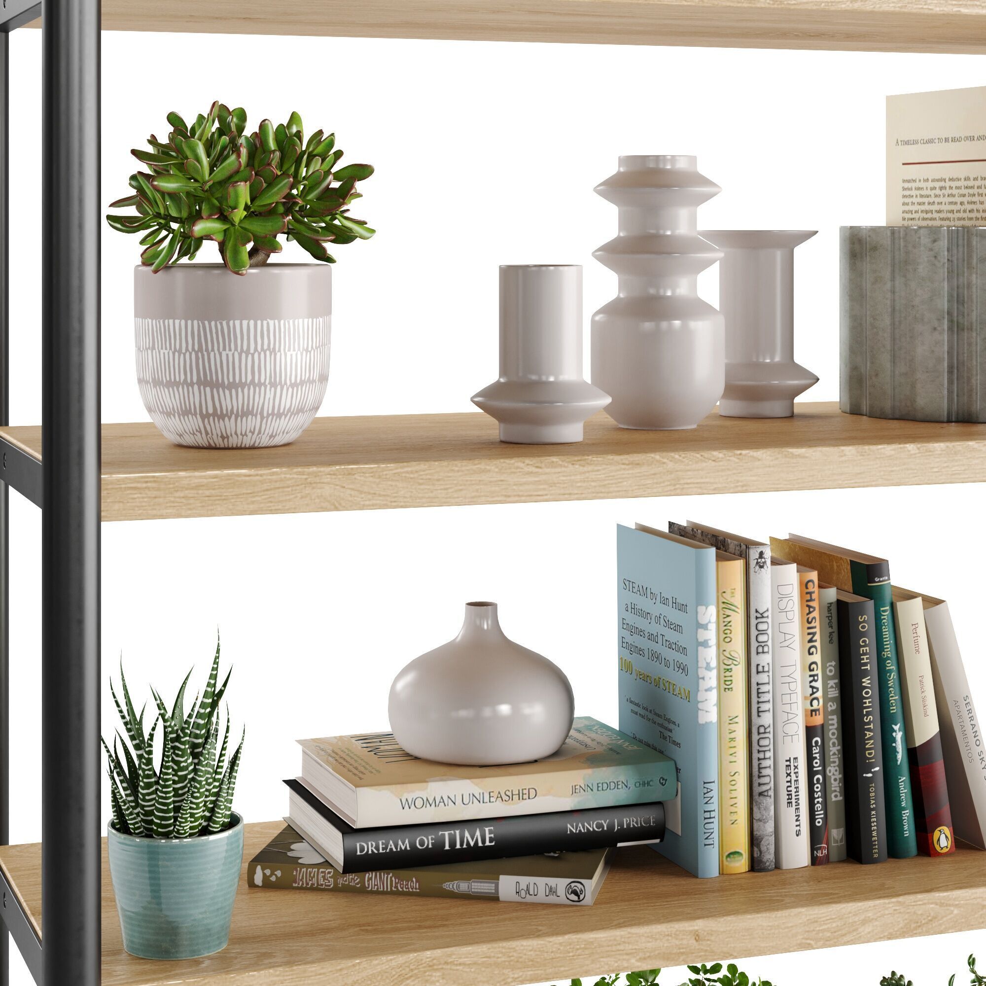 Woodman - Jugend Bookcase 3D model | CGTrader