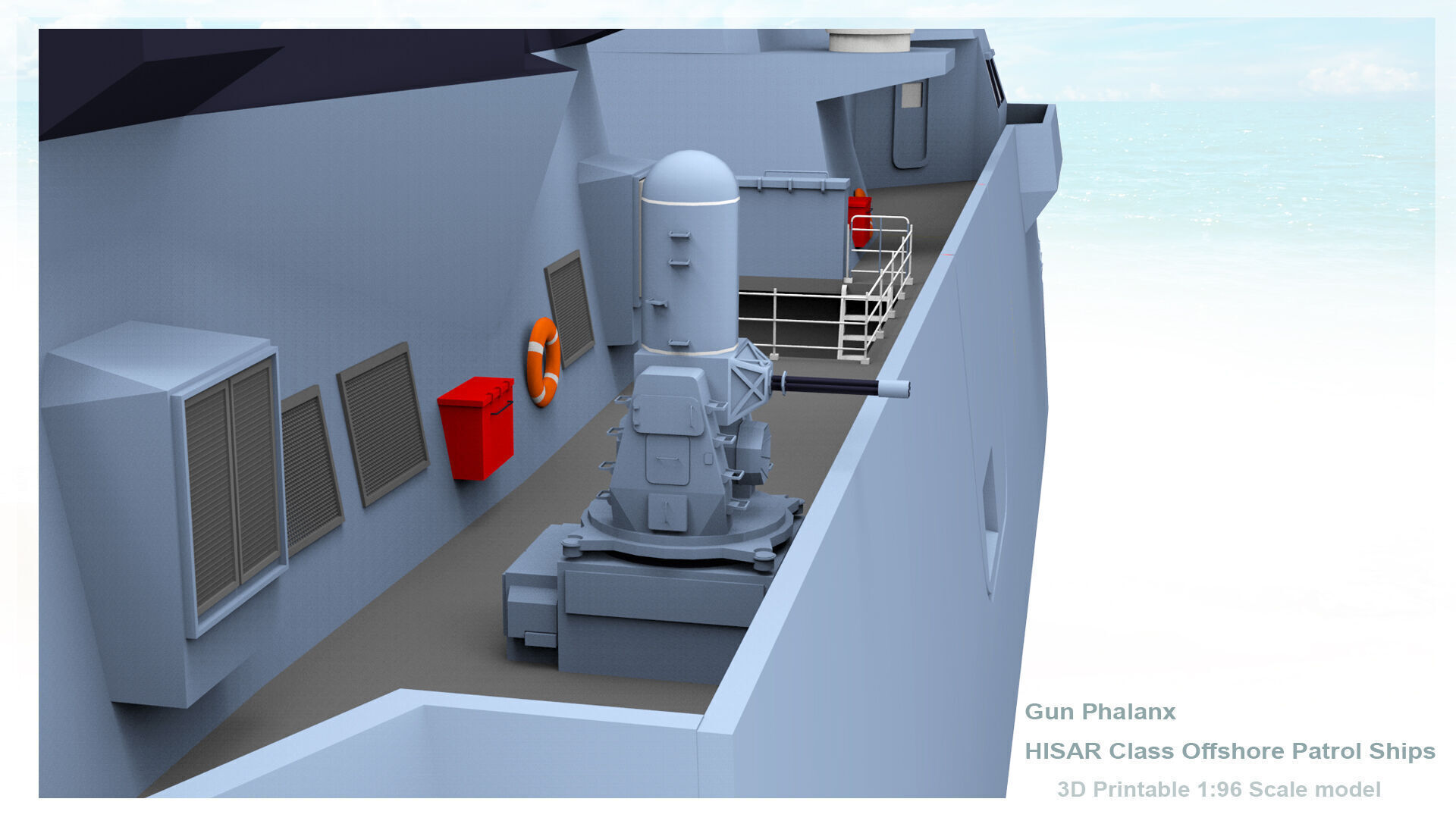 HISAR class offshore patrol vessel 3D model 3D printable | CGTrader