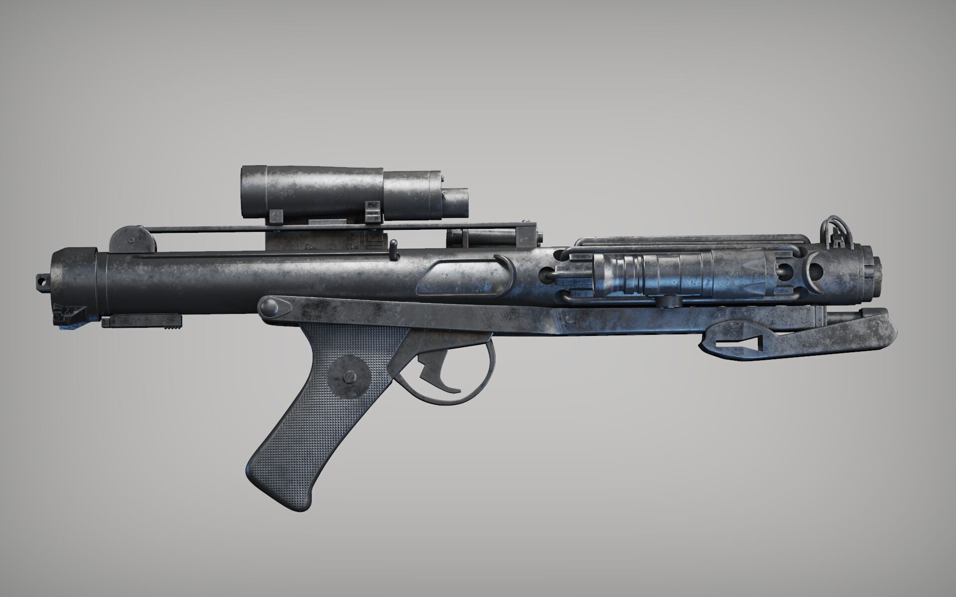 E-11 BLASTER FROM ROGUE ONE 1 to 1 Scale 3D model 3D printable | CGTrader